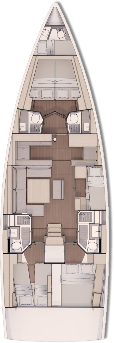 Rondo Dufour 530 Grand large - Ban Tours Yachting